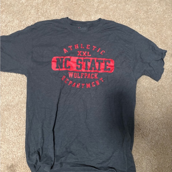 Champion | Shirts | Champion Mens Gray And Red Nc State Tshirt | Poshmark